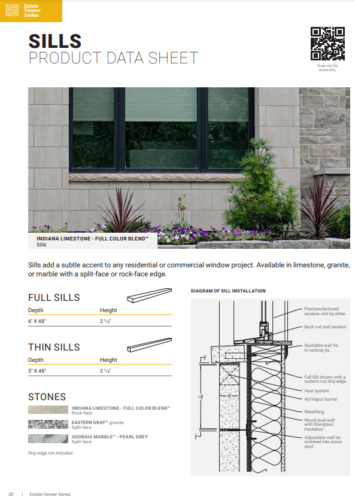 Sills Product Sheet - Polycor Inc.