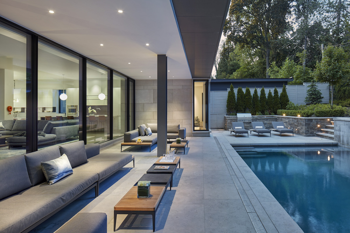 Toronto Modern Limestone Home - Polycor Inc.