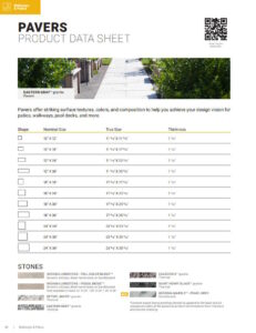 Pavers Product Sheet - Polycor Inc.