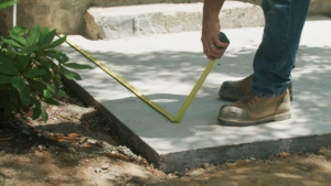 Concrete Front Steps Makeover Using Granite Entry Steps - Polycor Inc.