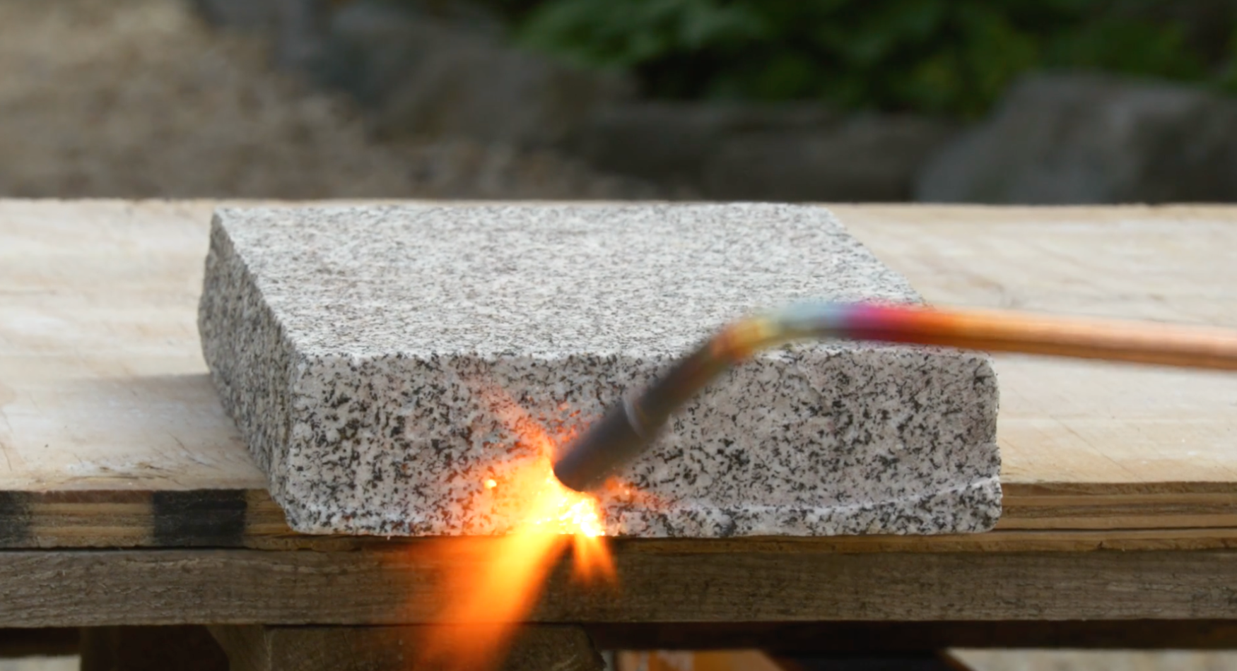 How To Add A Flamed Finish To Granite Surfaces - Polycor Inc.